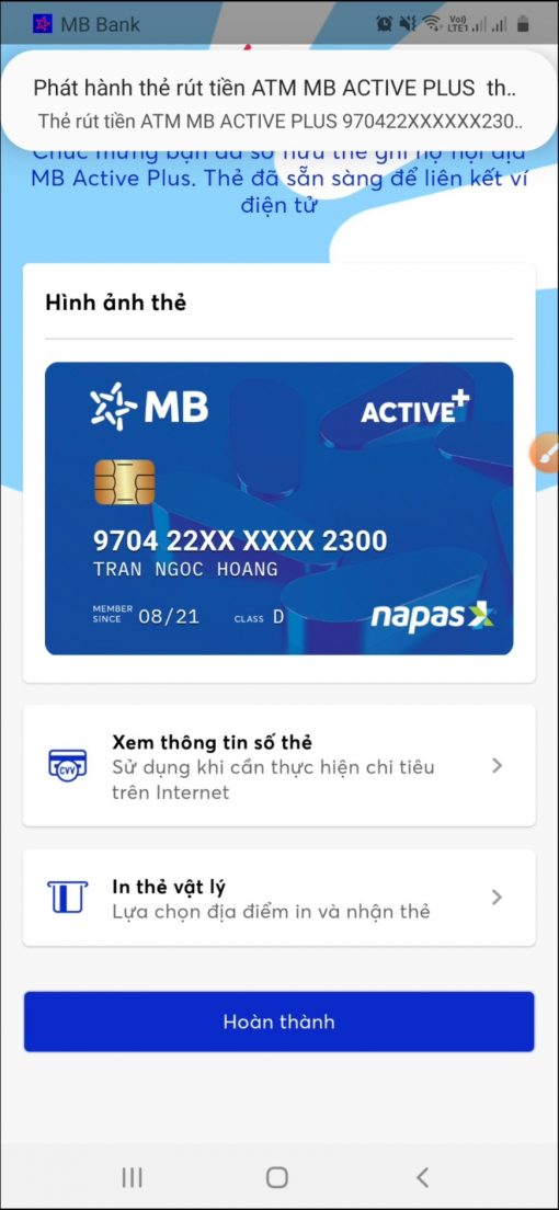Cách làm thẻ ATM MBbank online tại nhà nhận 30k - Giao diện blog ...