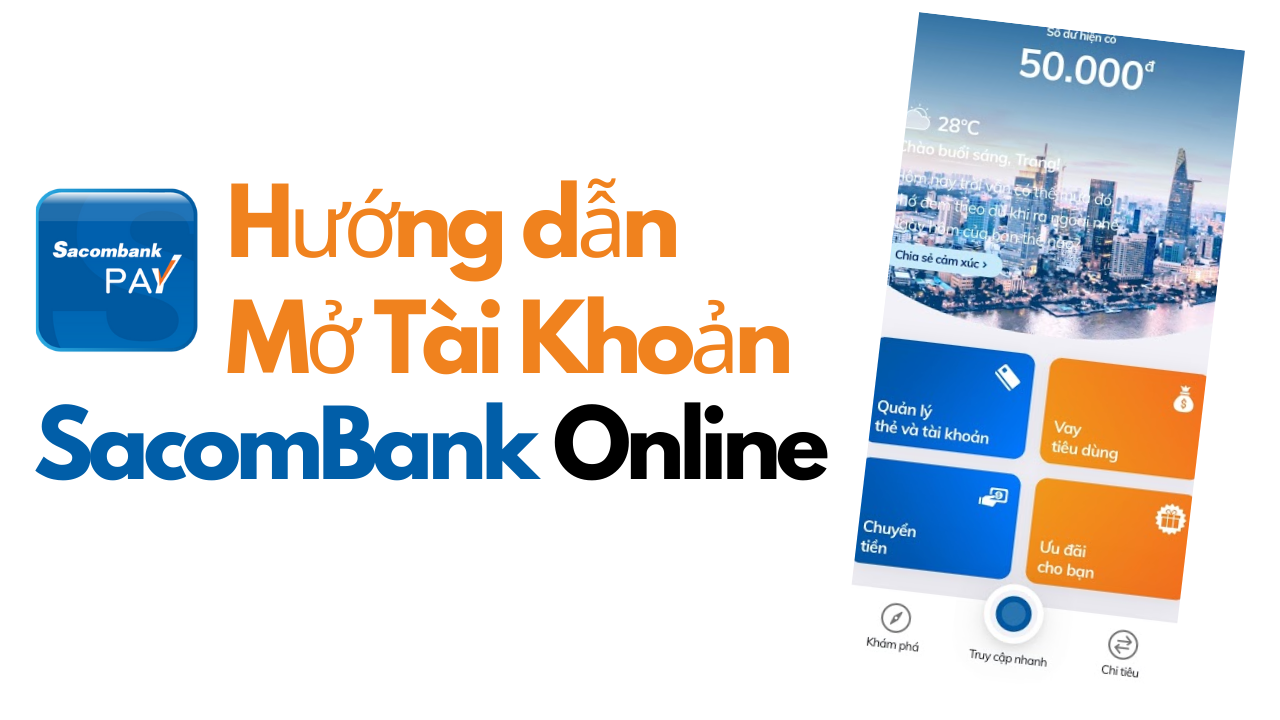 Mở tài khoản Saccombank Online Tại Nhà - Giao diện blog website tiếp ...