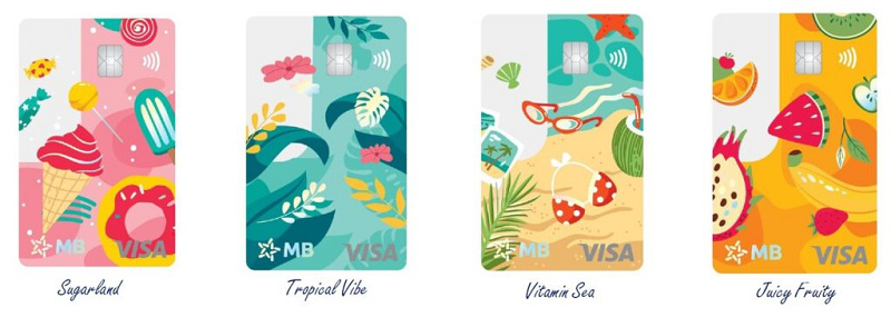 Cách làm thẻ Hi collection Mbbank online tại nhà - Thẻ 2in1 đa năng Mbbank